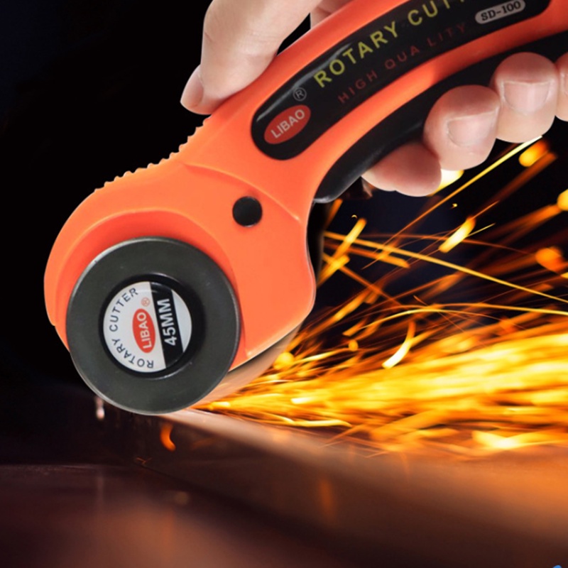 Cut Hand Tool Round Roller Wheel Rotary Cutter Cloth Paper | Shopee ...