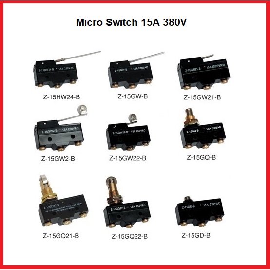 CPE Micro Limit Switch Panel Mount Plunger Actuator Momentary 15A 250V | Shopee Malaysia