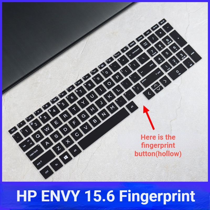 Keyboard Cover HP Envy x360 15.6 2021 2020 2-in-1 with Fingerprint 15t ...