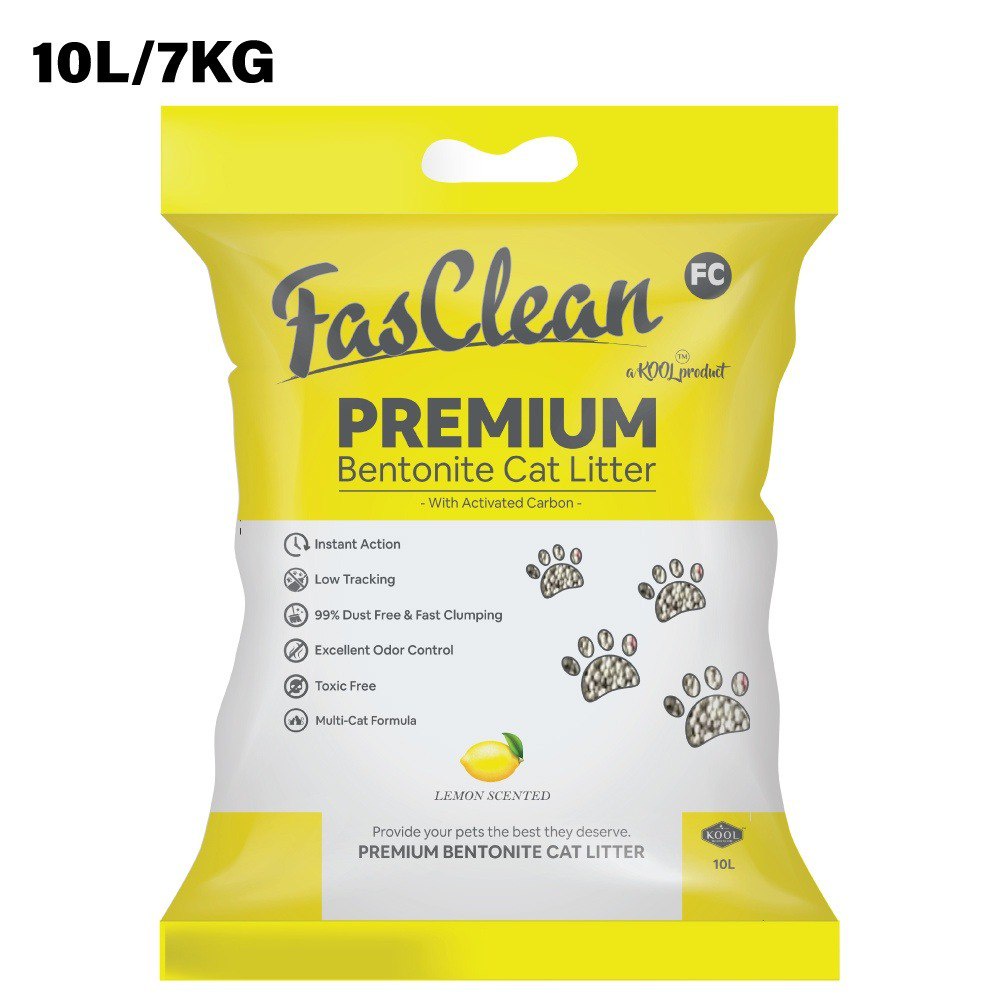 🐱 10L FAS CLEAN NATURAL BENTONITE FAS CLEAN PREMIUM BENTONITE CAT ...