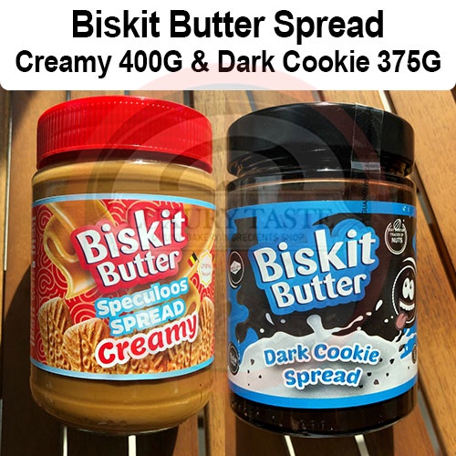 BISKIT BUTTER SPECULOOS Spread Creamy / Dark Cookies 400G/375G | Shopee ...