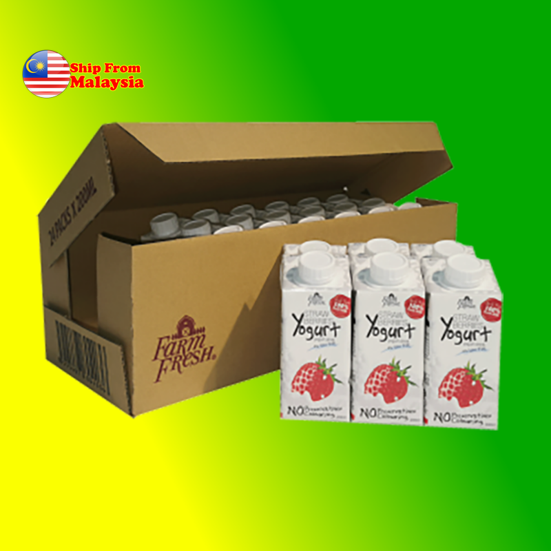 SUSU FARM FRESH YOGURT STRAWBERRY (1 CARTON) - tytytuah | Shopee Malaysia