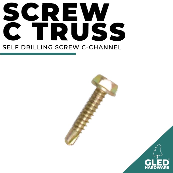 SCREW C TRUSS | SCREW C-CHANNEL TEMBAGA | SKRU ATAP | SKRU BESI BIRU ...