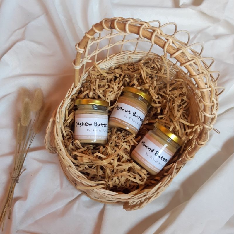 Bibibi Mini All Packages MPASI Jam 3 Jars 100ml Cashew Almond Peanut ...