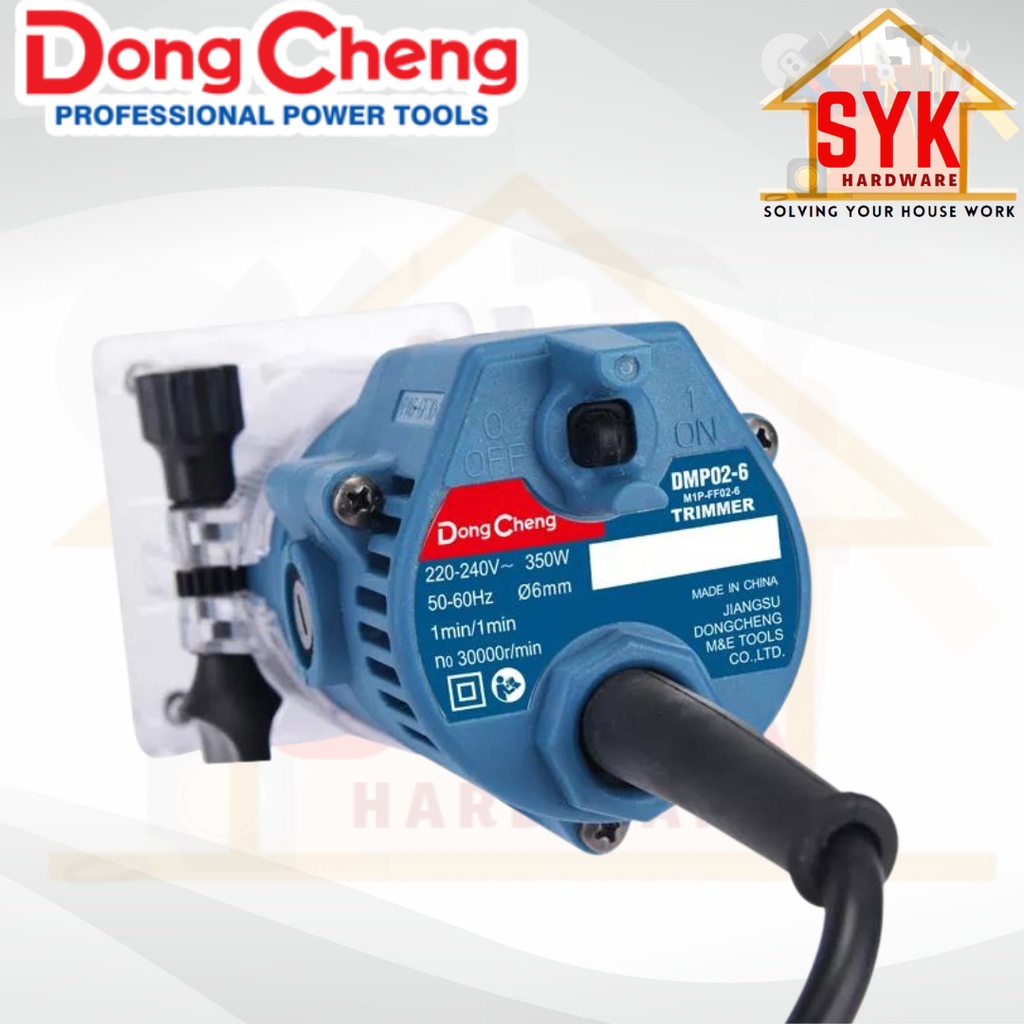 SYK DONGCHENG DMP02-6 350W Wood Trimmer Router Machine Woodworking ...