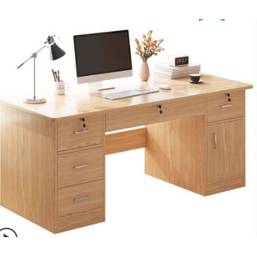 100x50x74cm Light BROWN Computer Study Table Office Work Desk with ...