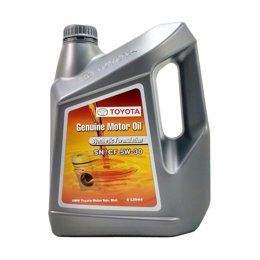 SSNCF5W304L Toyota SN/CF 5W-30 Syncthetic Formulation (4 liter) | Shopee Malaysia