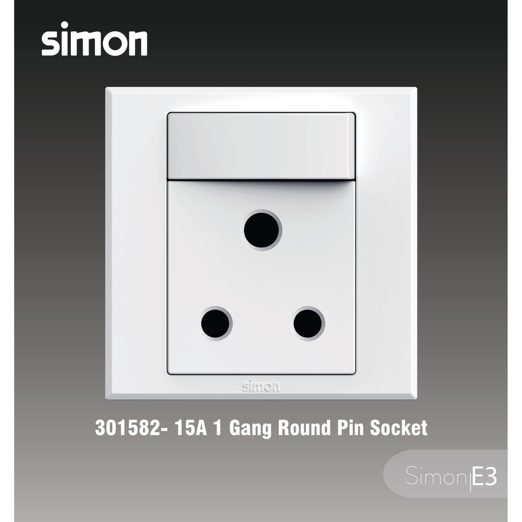 Simon E3 Socket Modern Switch Design Wall Switch Slim Door Bell Plug ...