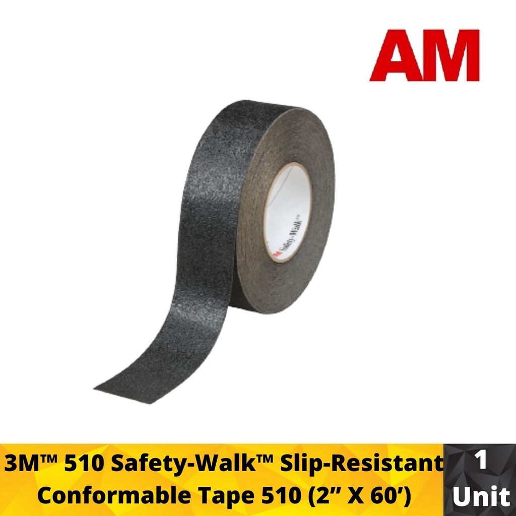 3M™ 510 Safety-Walk™ Slip-Resistant Conformable Tape 510 (2” X 60’) | Shopee Malaysia