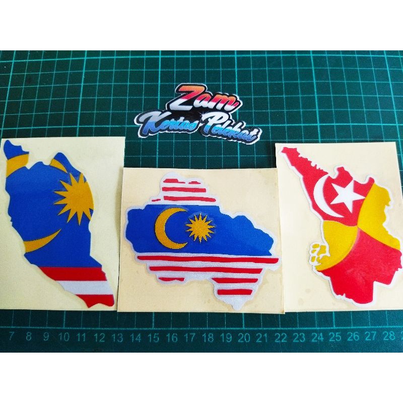 STICKERS NEGARA MALAYSIA NEGERI SELANGOR WILAYAH PERSEKUTUAN STICKER ...
