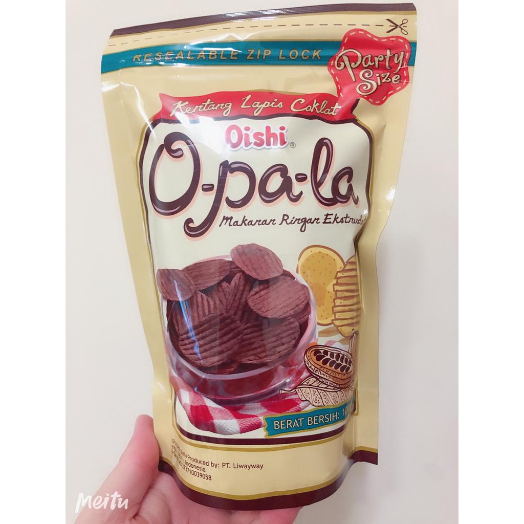 Oishi Opala Chocolate Chips [HALAL] 巧克力薯片 | Shopee Malaysia