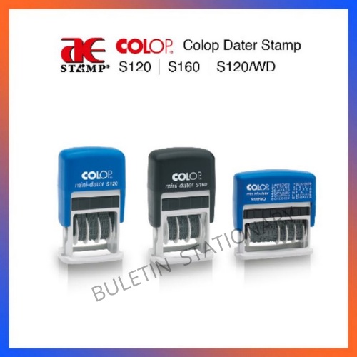 Colop Self Ink Dater Stamp (S120 / S160 / S120WD) | Shopee Malaysia