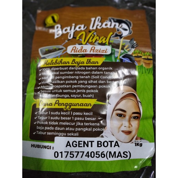 Baja ikan viral Aida azizi 💯 original organik booster pokok | Shopee ...