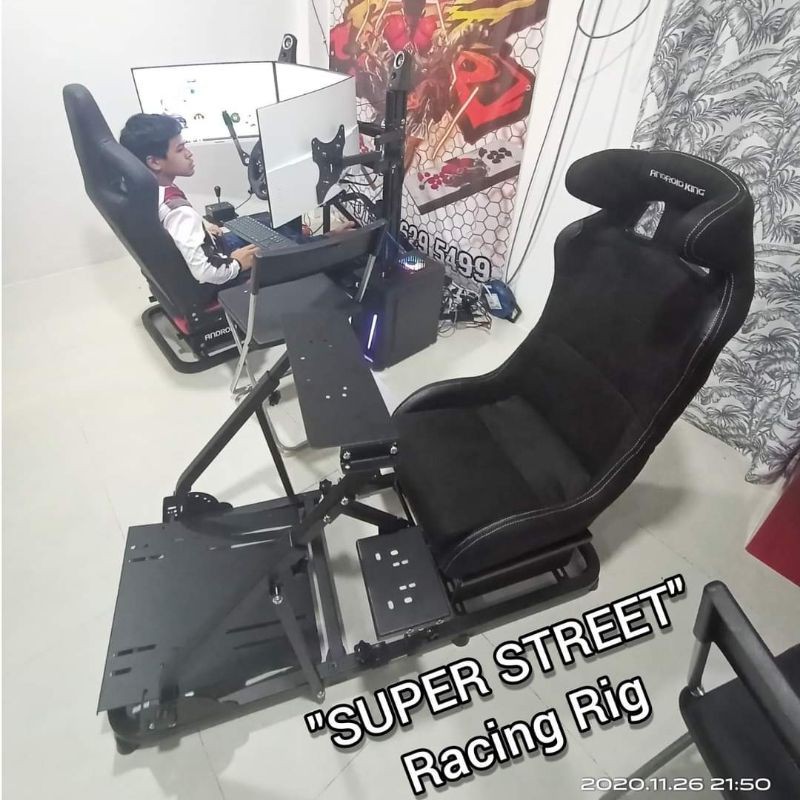 FOLDABLE RIG FOLDABLE SEAT Gaming Simulator Cockpit Rig Seat ...