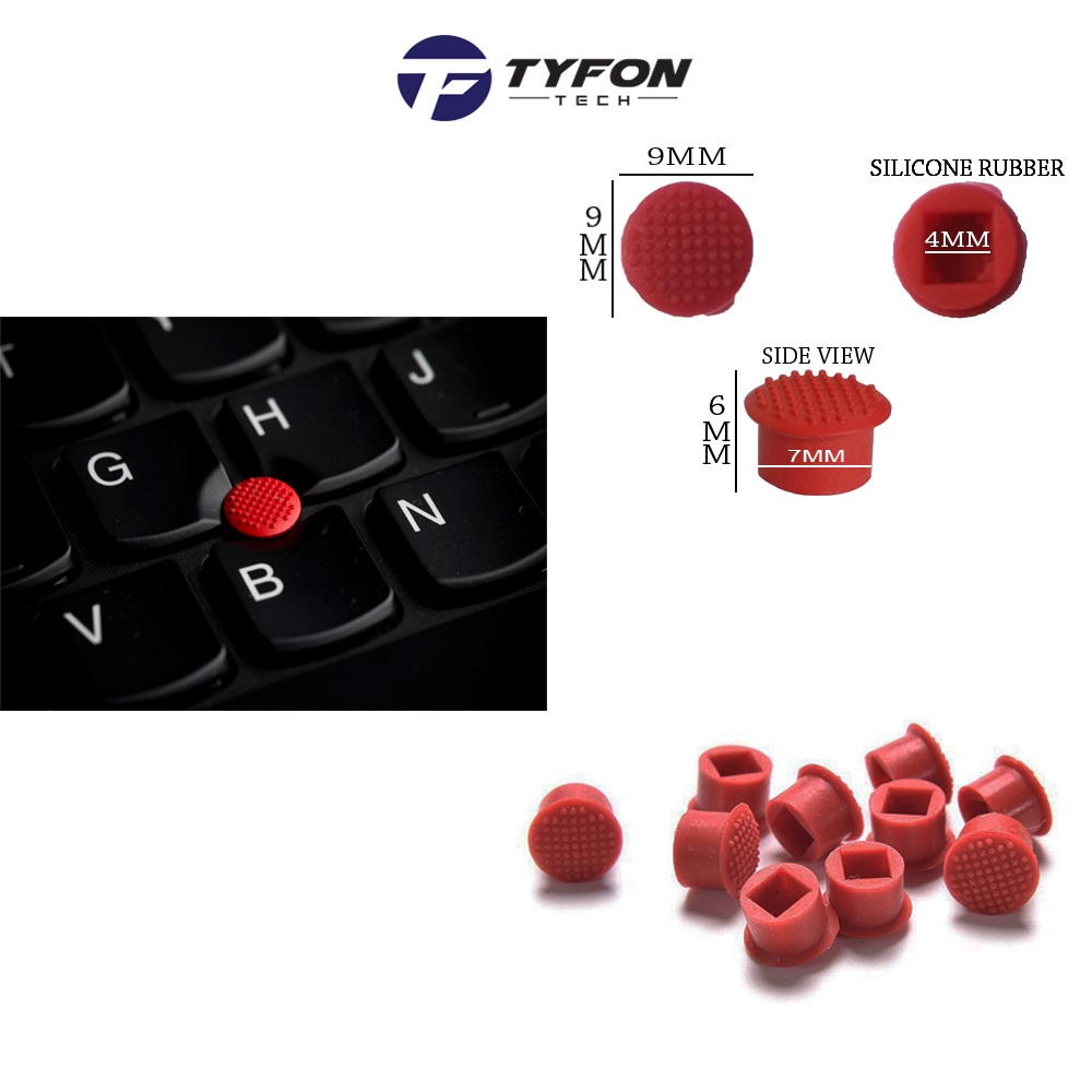 Lenovo Laptop Notebook TrackPoint Cap Keyboard Mouse Point Stick Nipple (Red) | Shopee Malaysia