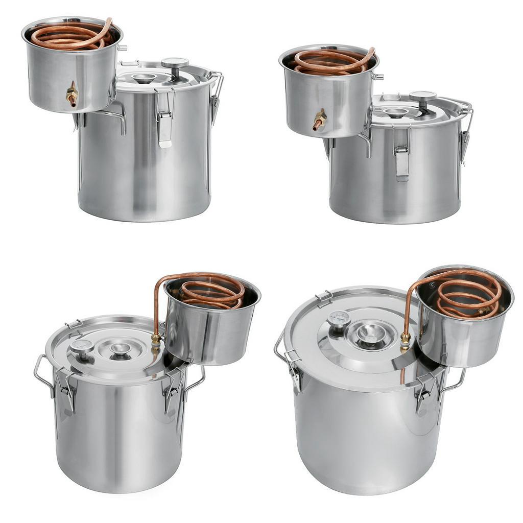 304 Stainless Steel Boiler Distiller Moonshine Alcohol Stainless Copper ...
