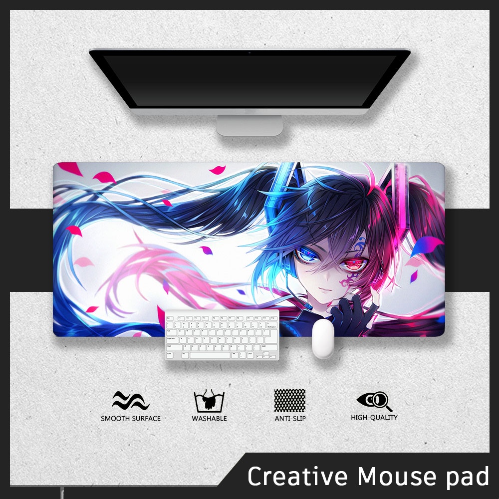 Hatsune Miku | Mouse pad Cute | Mousepad Extended | Mousepad Large ...