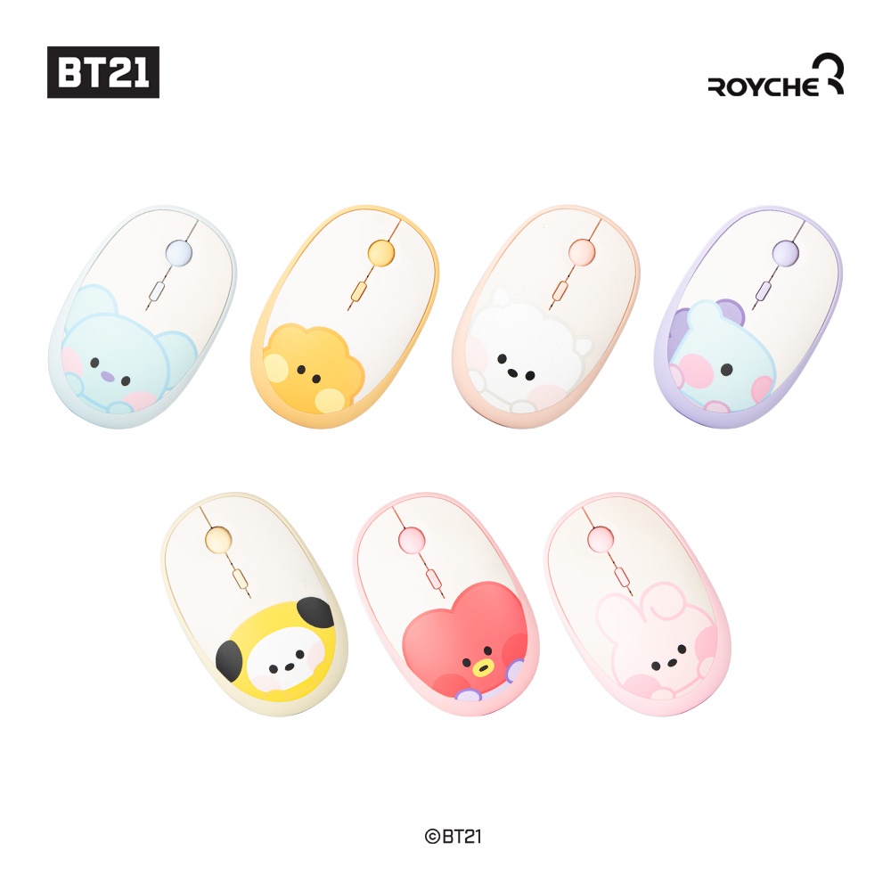 [BT21 OFFICIAL] BT21 minini Bluetooth Mouse Multi Pairing Wireless ...