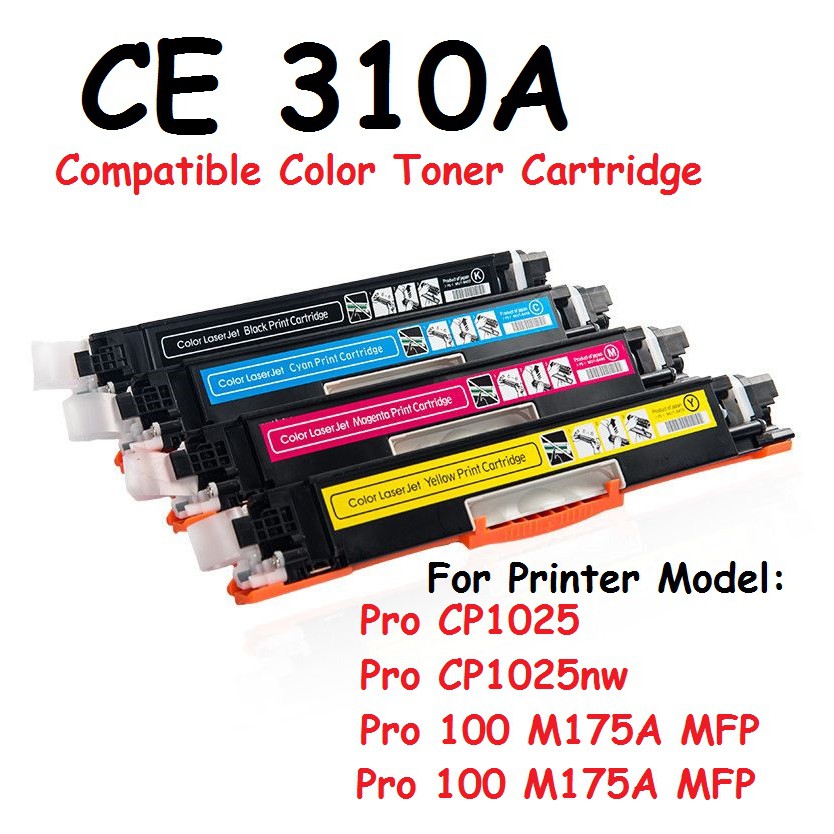 Compatible Toner CE310A CE311A CE312A CE313A 126A HP126A HP LaserJet ...
