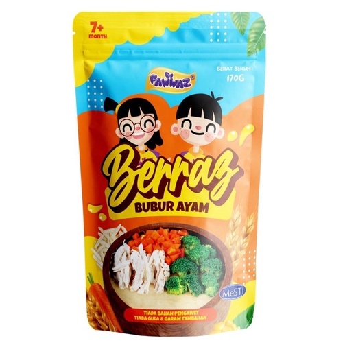 BUBUR BABY PURI BUAH DAN SAYUR BUBUR INSTANT WHITE RICE BROWN RICE ...