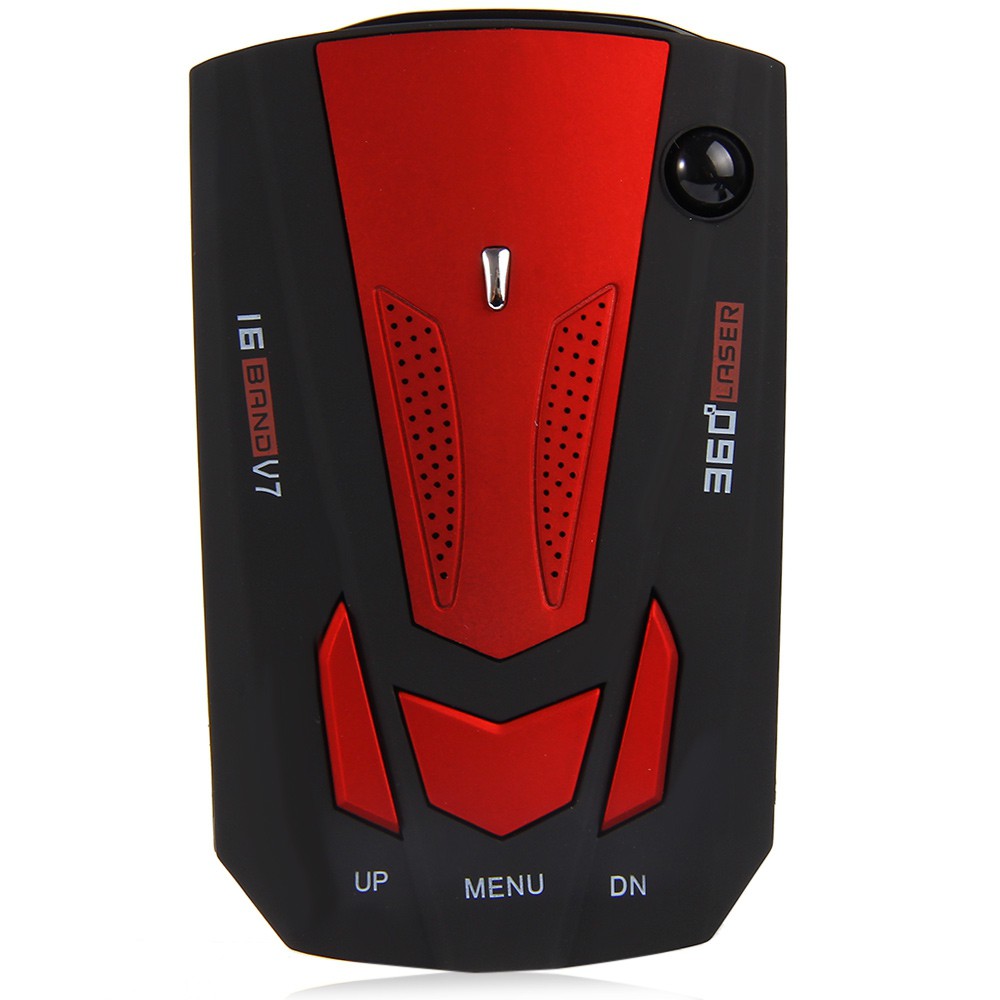 V7 360 DEGREES 16 BAND SCANNING LED RADAR DETECTOR (RED) | Shopee Malaysia