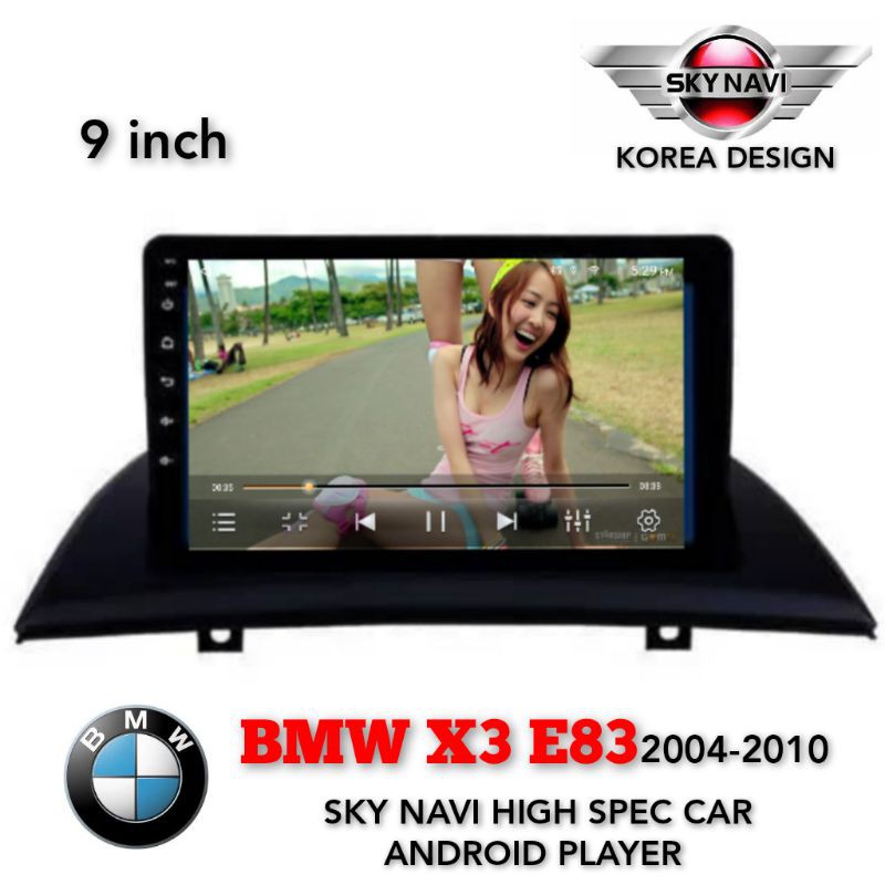 BMW X3 E83 2004-2010 SKY NAVI HIGH SPEC CAR ANDROID PLAYER | Shopee ...