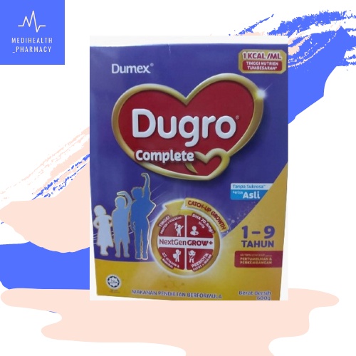 Dugro Complete Dumex 1-9 years 600G (Perisa Asli) | Shopee Malaysia