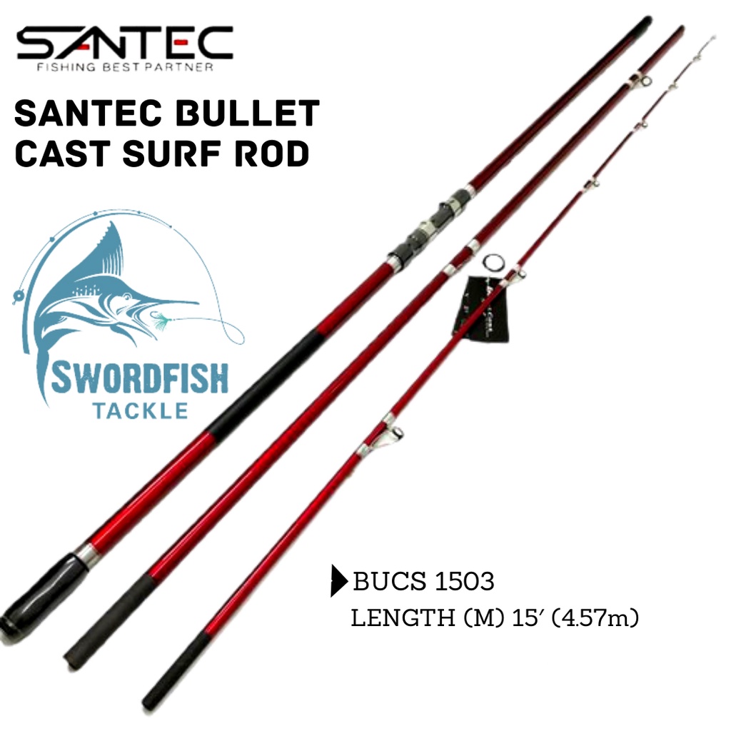 ROD, SANTEC BULLET CAST SURF ROD | Shopee Malaysia