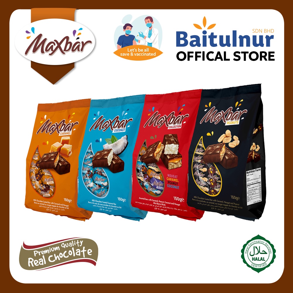 MAXBAR MINI BARS CHOCOLATE 142G (MAXBAR MINI BARS COKLAT 142G) | Shopee ...