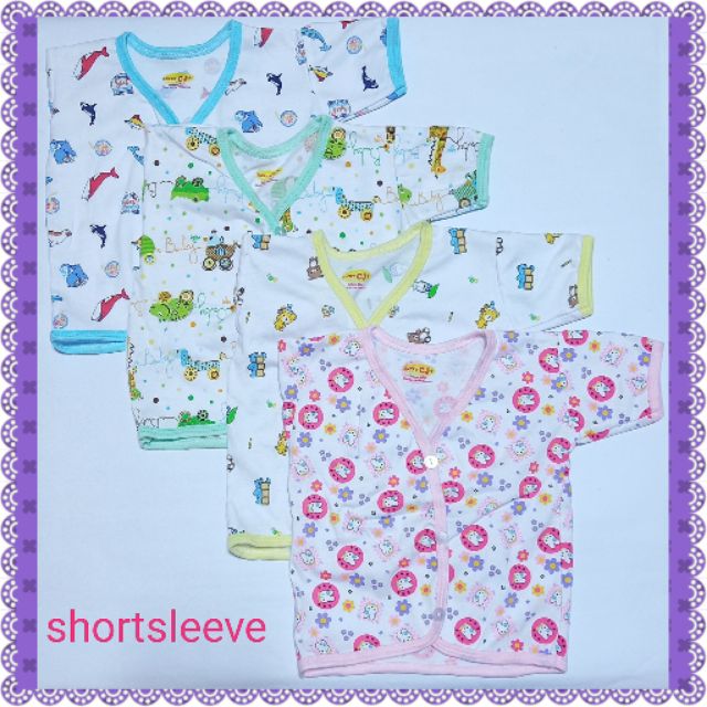 Overlap button/tie side cloth newborn(printed) | Shopee Malaysia