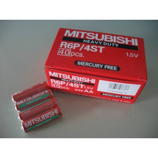 🔥 Original MITSUBISHI ELECTRIC Super Heavy Duty Bateri Saiz Size AA ...