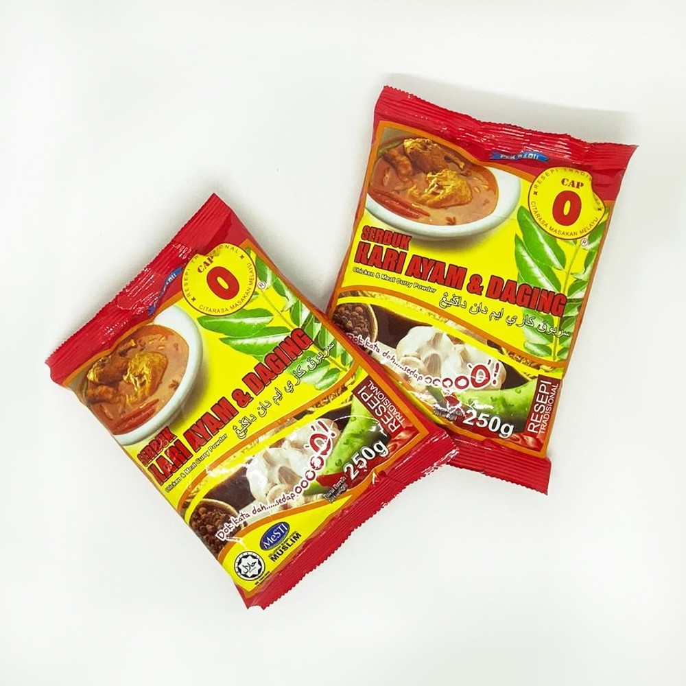 [READY STOCK] 250g Rempah Cap O Kari Ayam&Daging | Shopee Malaysia
