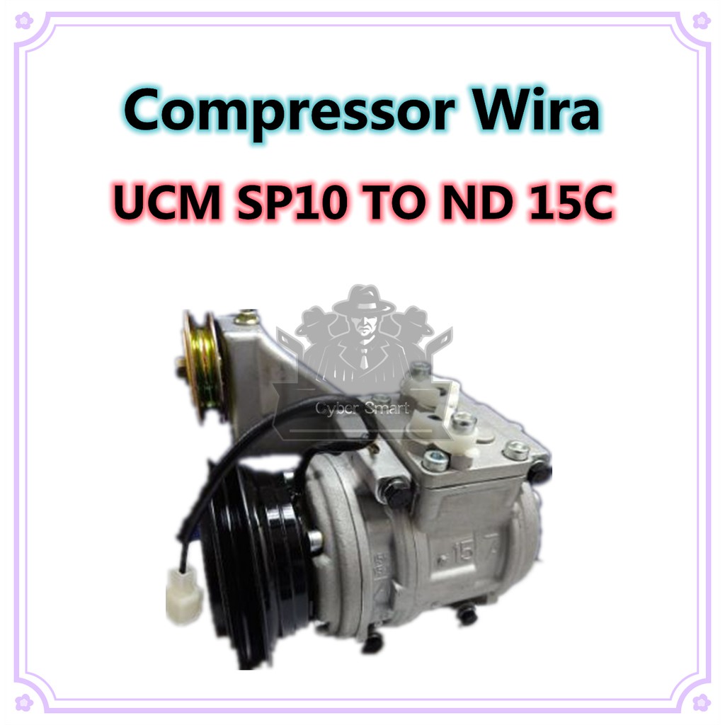 [Ready Stock]Compressor Wira - UCM SP10 To ND 15C(312030) | Shopee Malaysia
