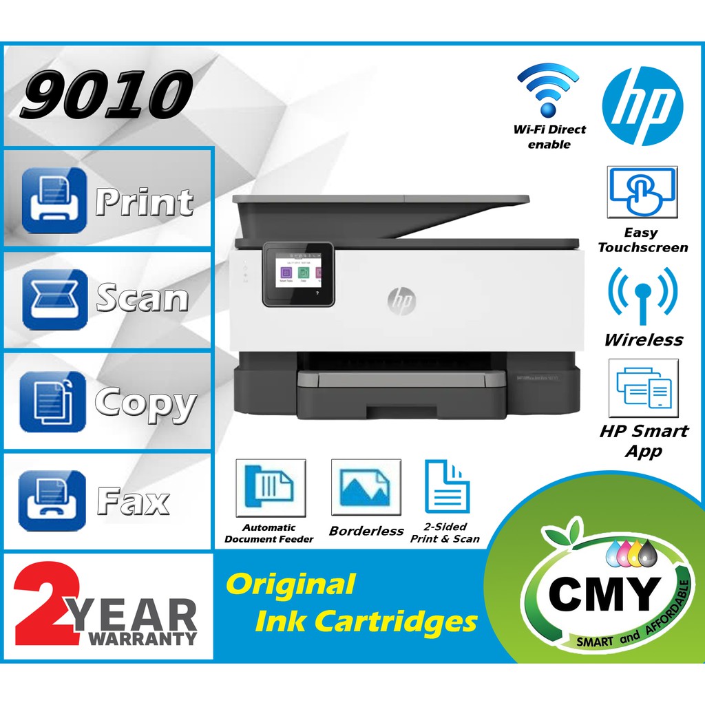 HP® OfficeJet Pro 9010 - All-in-One Printer - Print, Scan, Copy, Fax ...