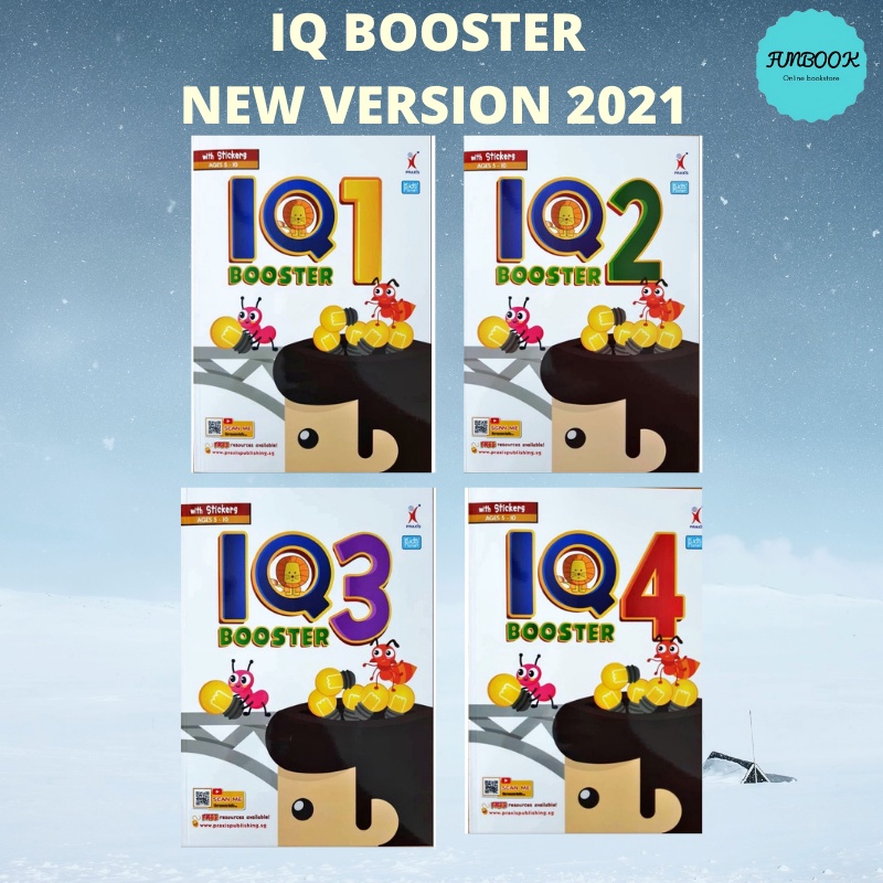[FUNBOOK] IQ BOOSTER BOOK with Stickers (Aged 5-10) | Shopee Malaysia