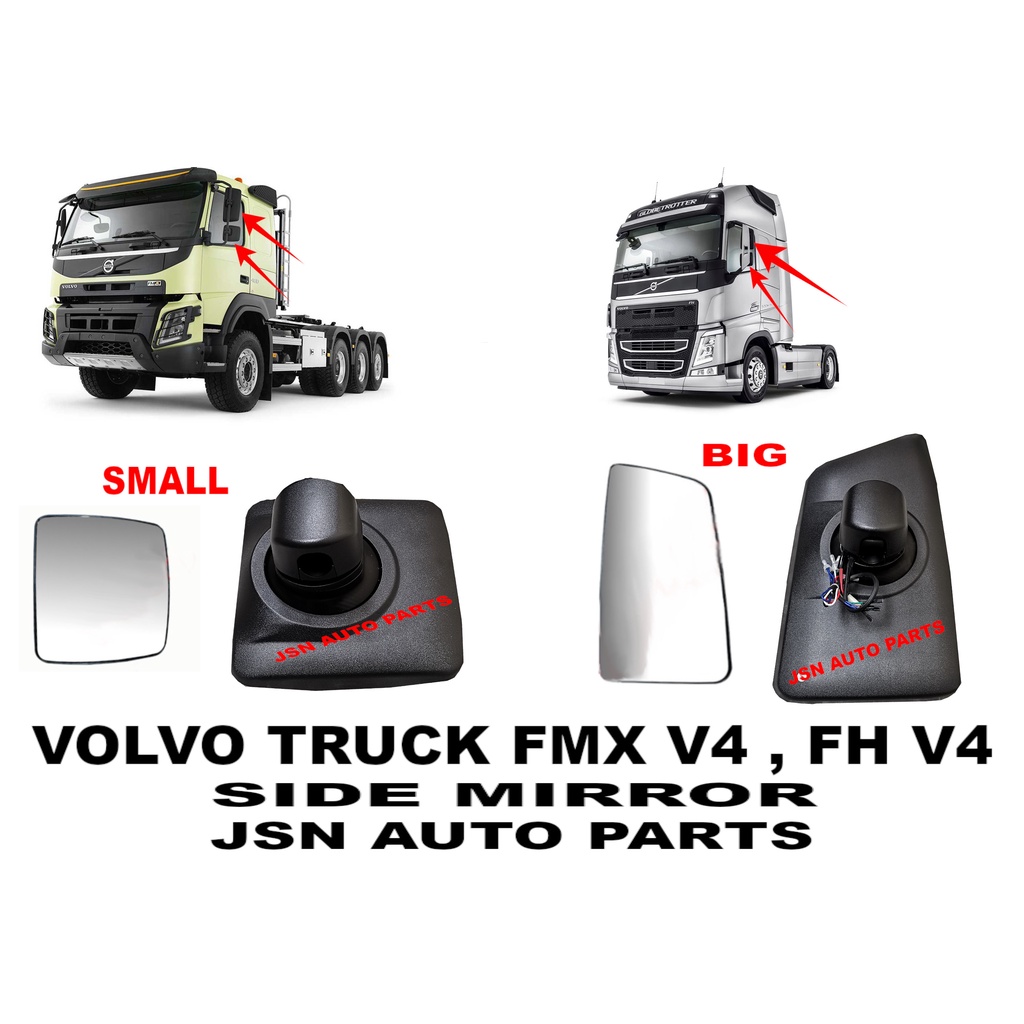 SIDE MIRROR VOLVO TRUCK FMX V4 , FH V4 | Shopee Malaysia
