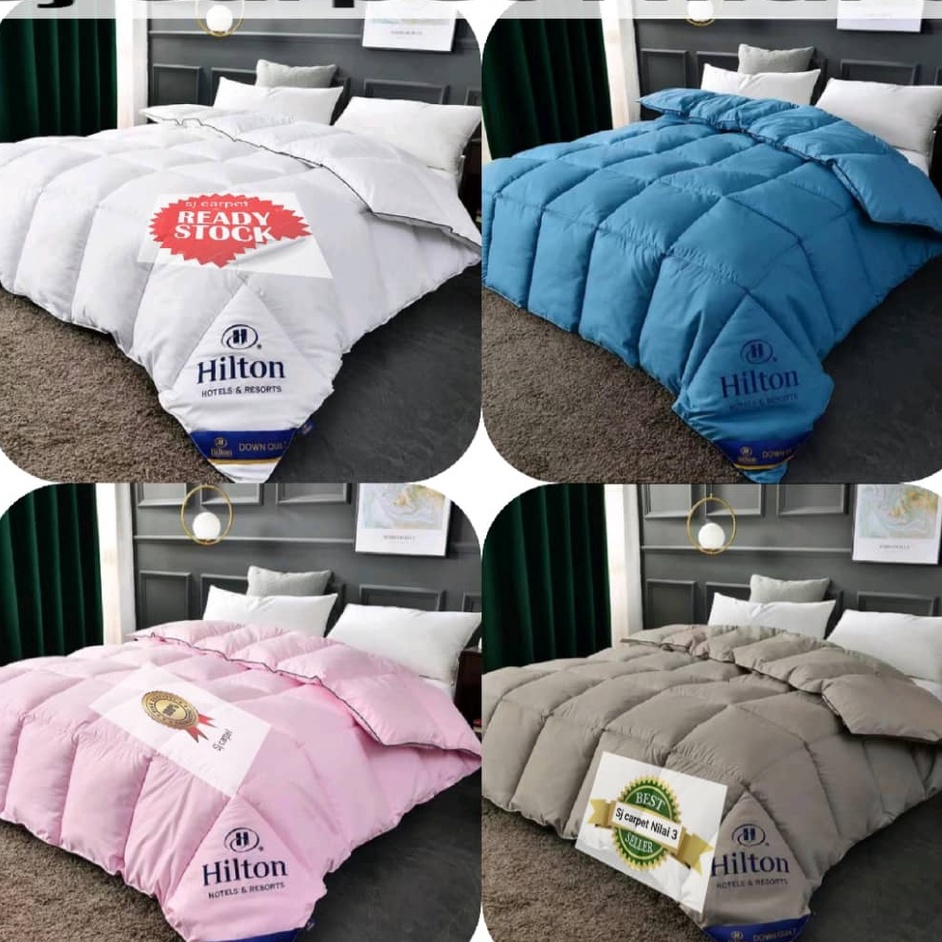🔥🔥HILTON COMFORTER [ RENDOM COLOUR ]/ SUPER HIGH QUALITY COMFORTER ...