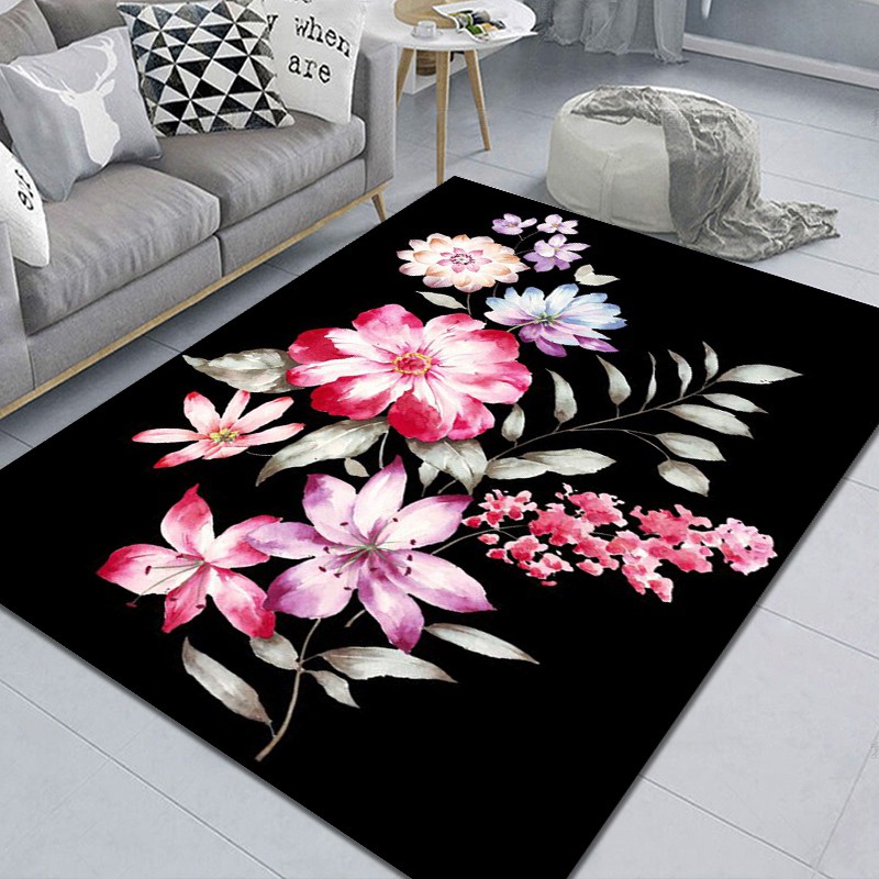 【Thicken】XXXL / XXL XL L M Velvet Carpet 5 D Floor mat Rugs/ Thicken ...