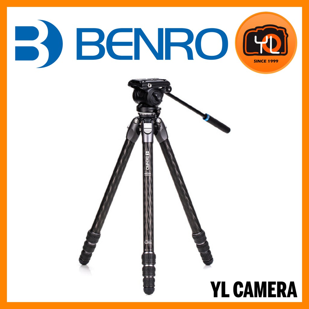 Benro TTOR34CLVS4PRO Tortoise Columnless with Leveling Base Carbon Fiber Three Series 4-Leg ...