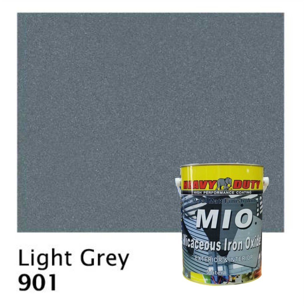 【100%Ori🔥】LIGHT GREY 901（1L ） Heavy Duty MIO Micaceous Iron Oxide 氧化铁漆 ...