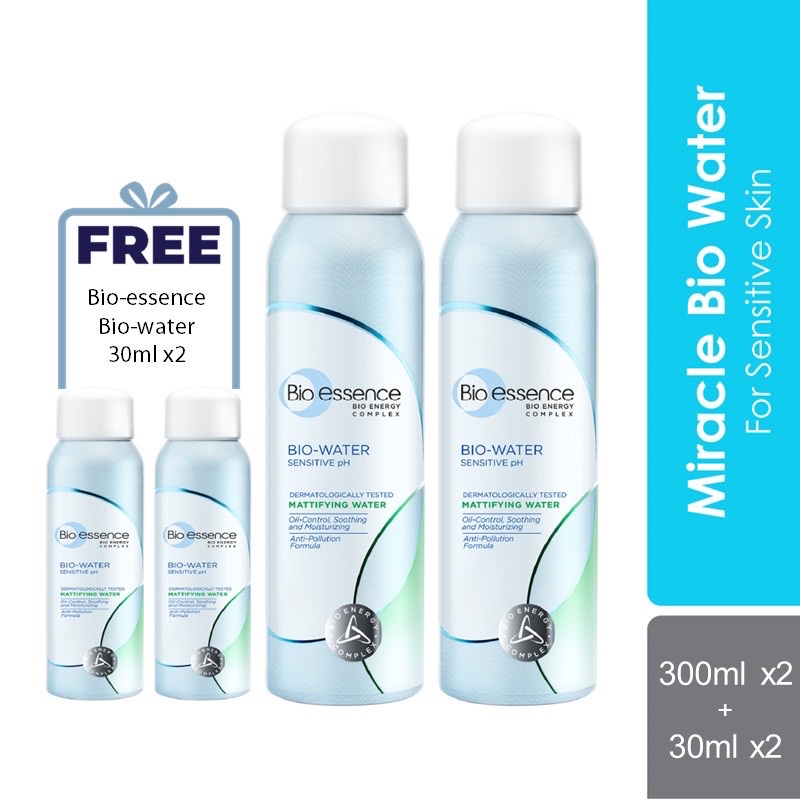 Bio-essence Bio-Water Energizing Water (300ml x 2s + 30ml x 2s ...