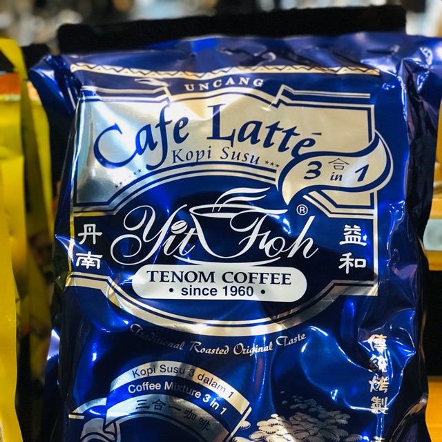 ️ORIGINAL KOPI TENOM SABAH ️Cafe Latte 3 in 1 murah. | Shopee Malaysia