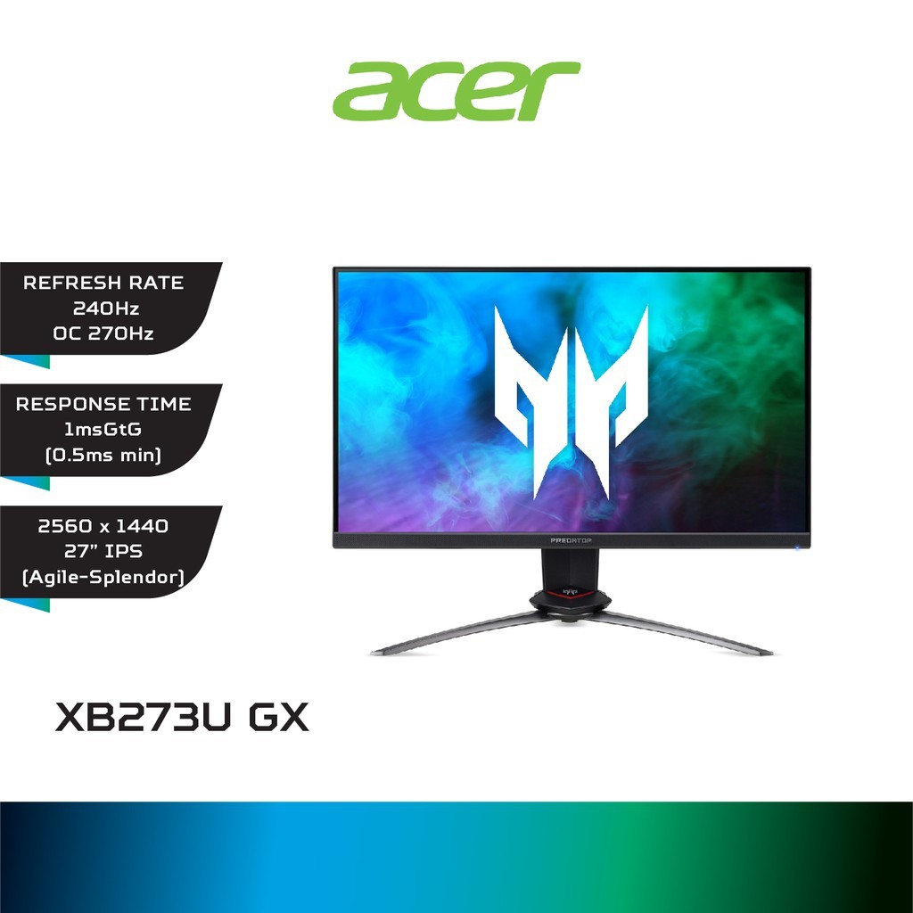 Acer Predator XB3 Series G-Sync Gaming Monitor (XB273UGX) | Shopee Malaysia