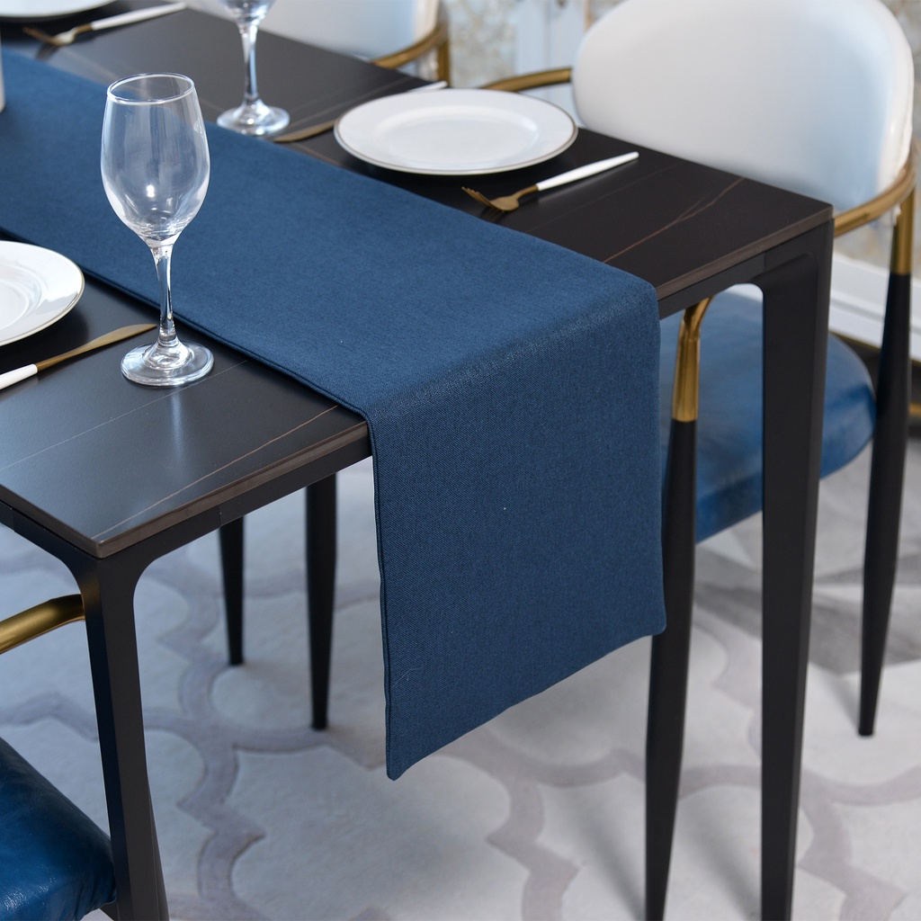 Linen Textured Table Runners Handmade Natural Solid Kitchen Table ...