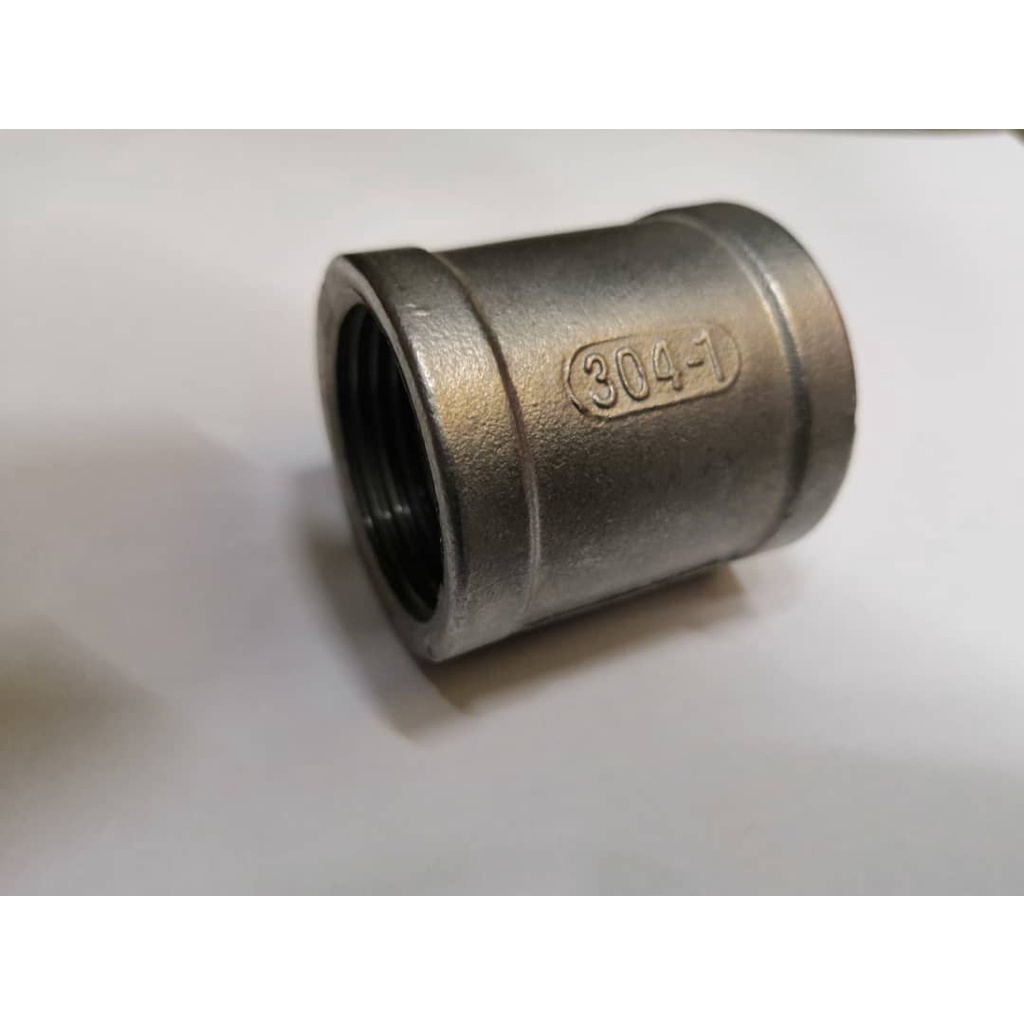 Stainless Steel SUS304 SOCKET Pipe Fitting 1 inch 25mm | Shopee Malaysia