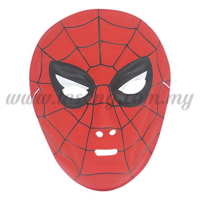 Cartoon Mask - Spiderman 卡通照型面具蜘蛛侠 Party Mask Cosplay Mask Topeng ...