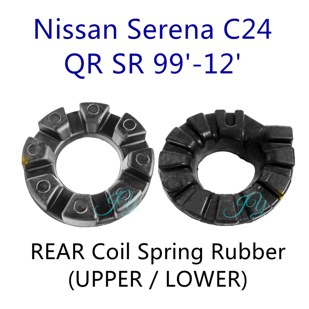 Nissan Serena C24 SR QR 99'-12' REAR UPPER / LOWER Coil Spring Rubber ...