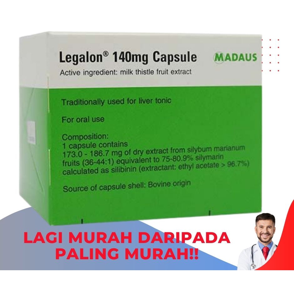 LEGALON 140 MG [ 100 CAPSULES ] | Shopee Malaysia