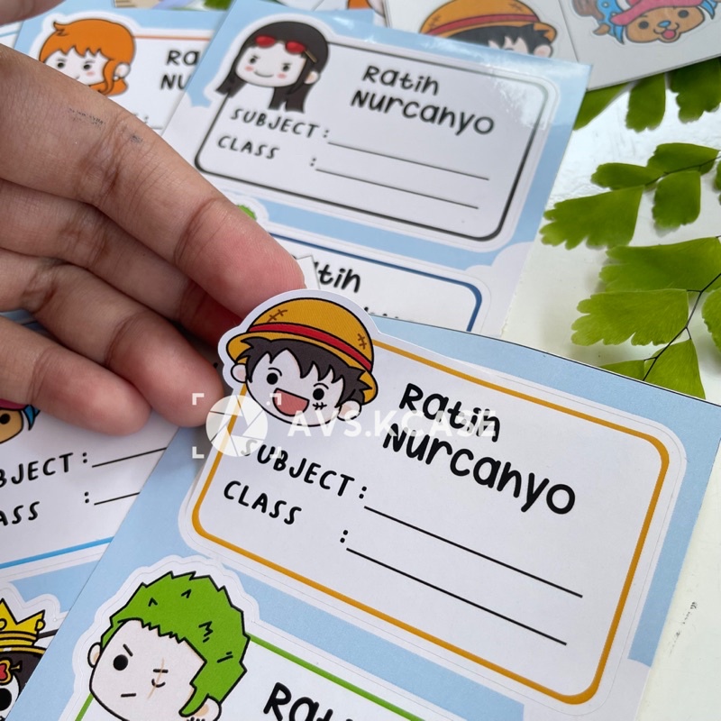 One Piece Sticker Book Read CAPTION | Shopee Malaysia