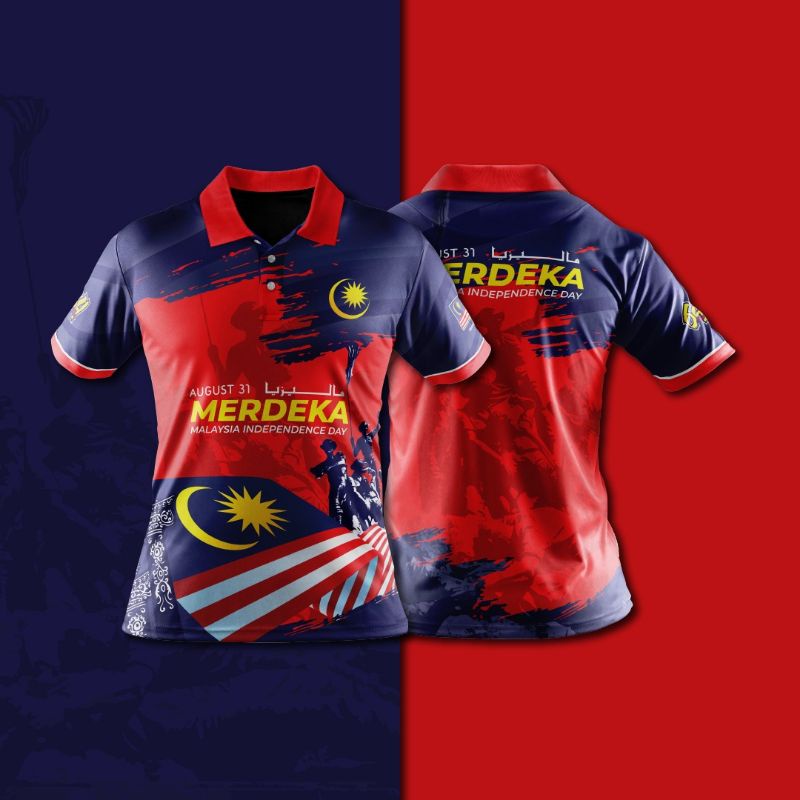 Baju Merdeka 2021 Premium (Collar) | Shopee Malaysia